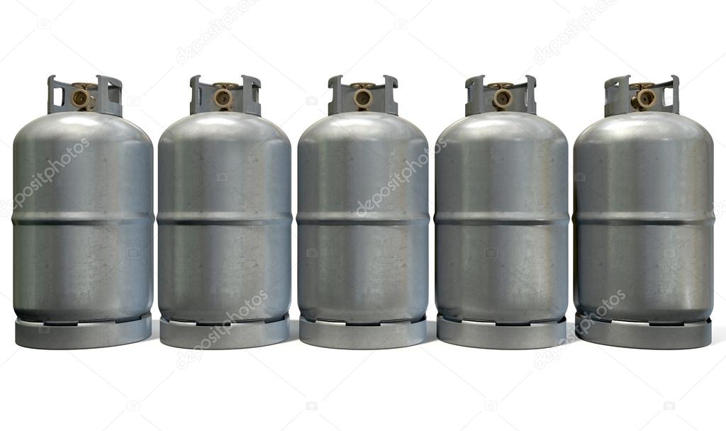 Gas Cylinder Row Stock Photo by ©albund 42519123