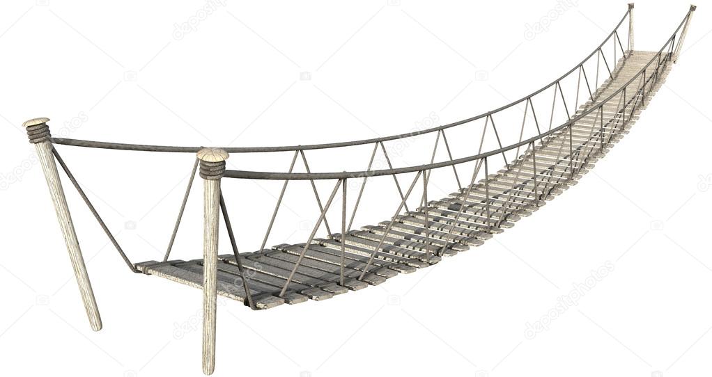 Rope Bridge Stock Photo by ©albund 43216873