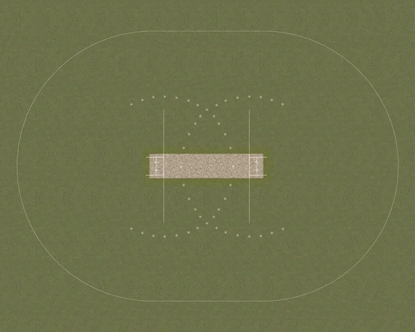 Cricket Field Layout - Stock Image - Everypixel