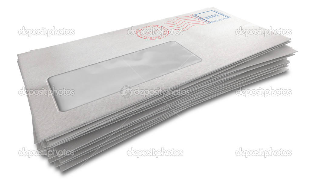 White Envelope Stack Stock Photo by ©albund 51071539