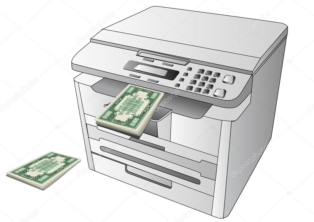 Printing money Stock Vector Image by ©arkela #46219461