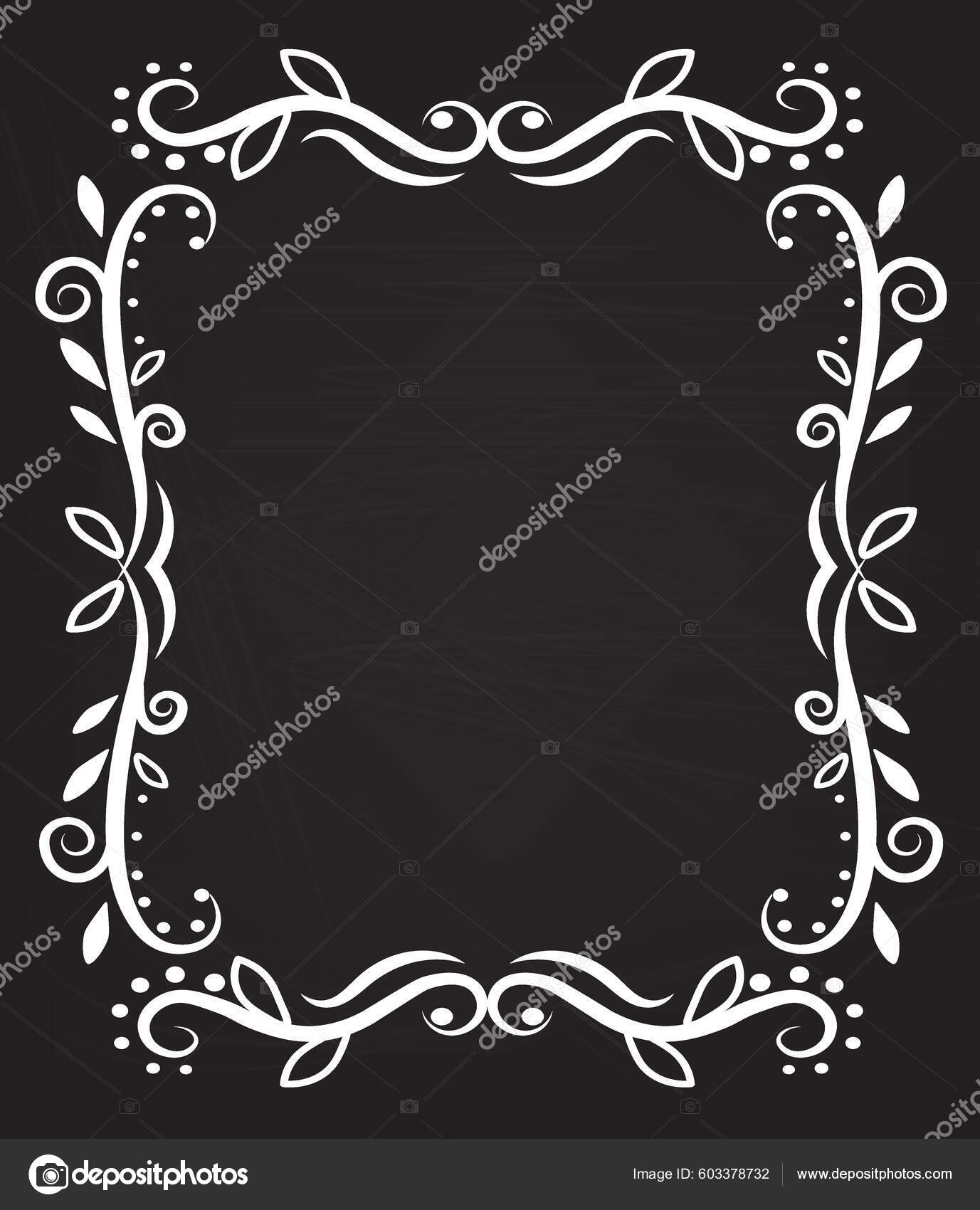 White Border Frame Vector Illustration Stock Vector by ©marijamara ...