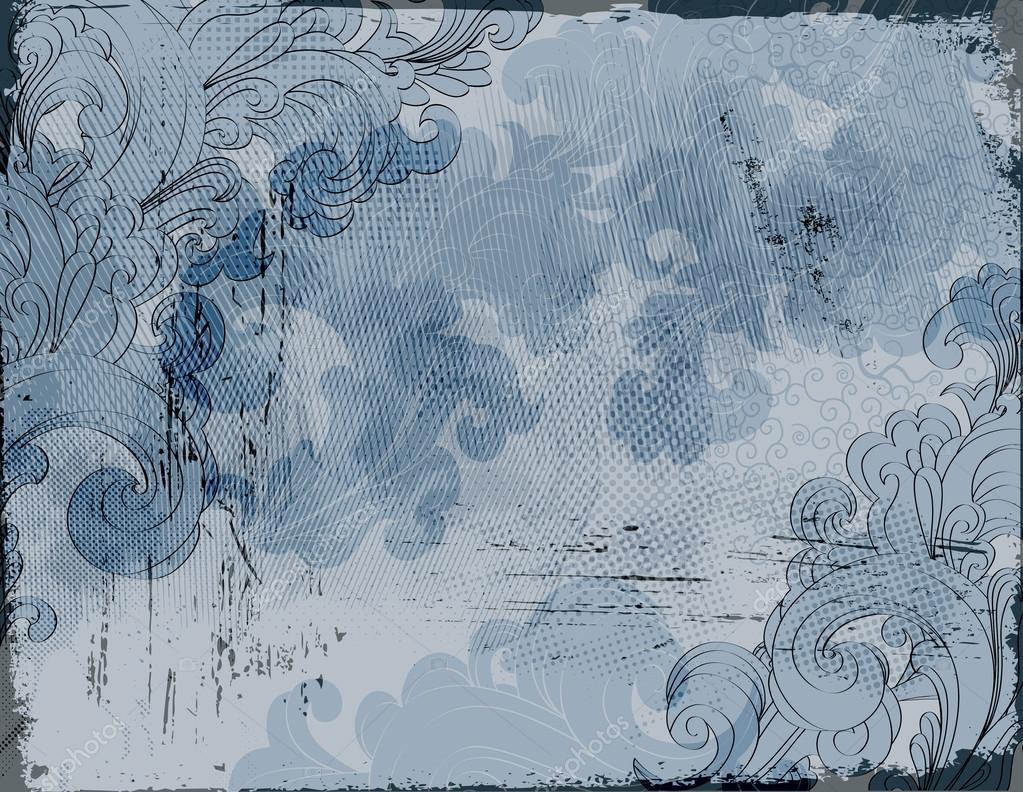 Vintage Swirly Collage Stock Vector Image by ©LanaN. #27317271