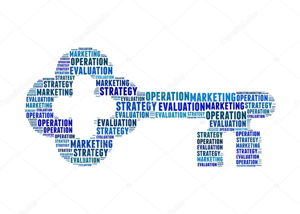 Key success factors text on key graphic and arrangement concept — Stock ...