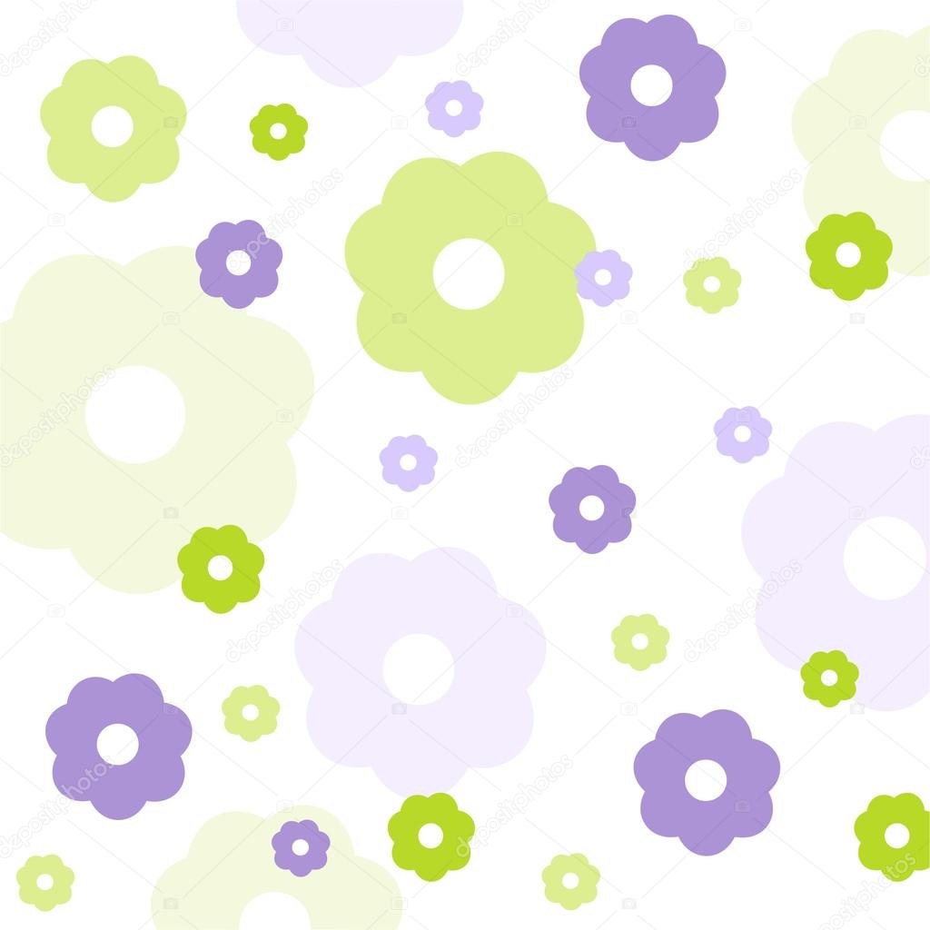 Patrón floral sin costuras, fondo de pantalla Vector de stock por ...