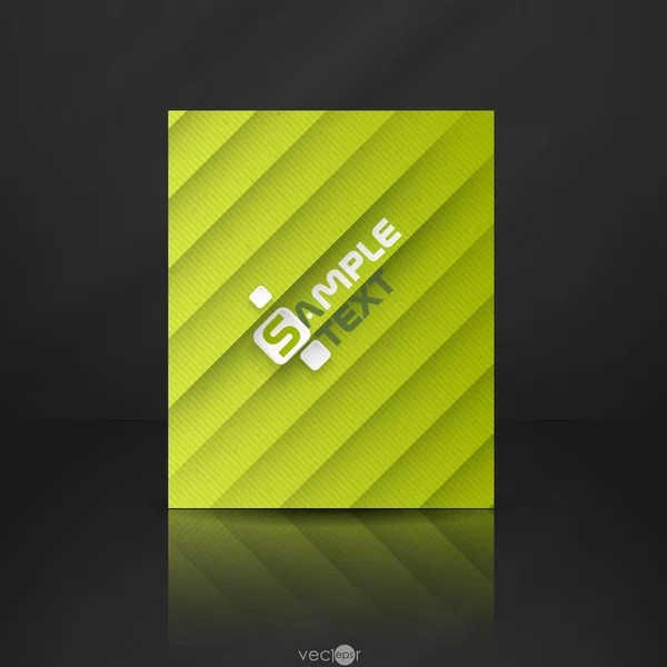 Business elegant abstract green background. Vector illustration — Stock ...