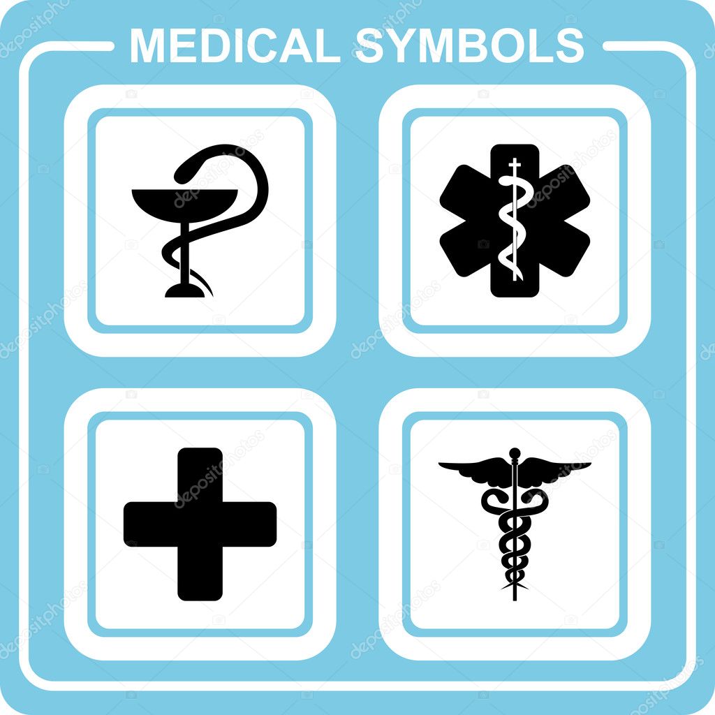 Medical symbols — Stock Vector © natali123457 #26463727