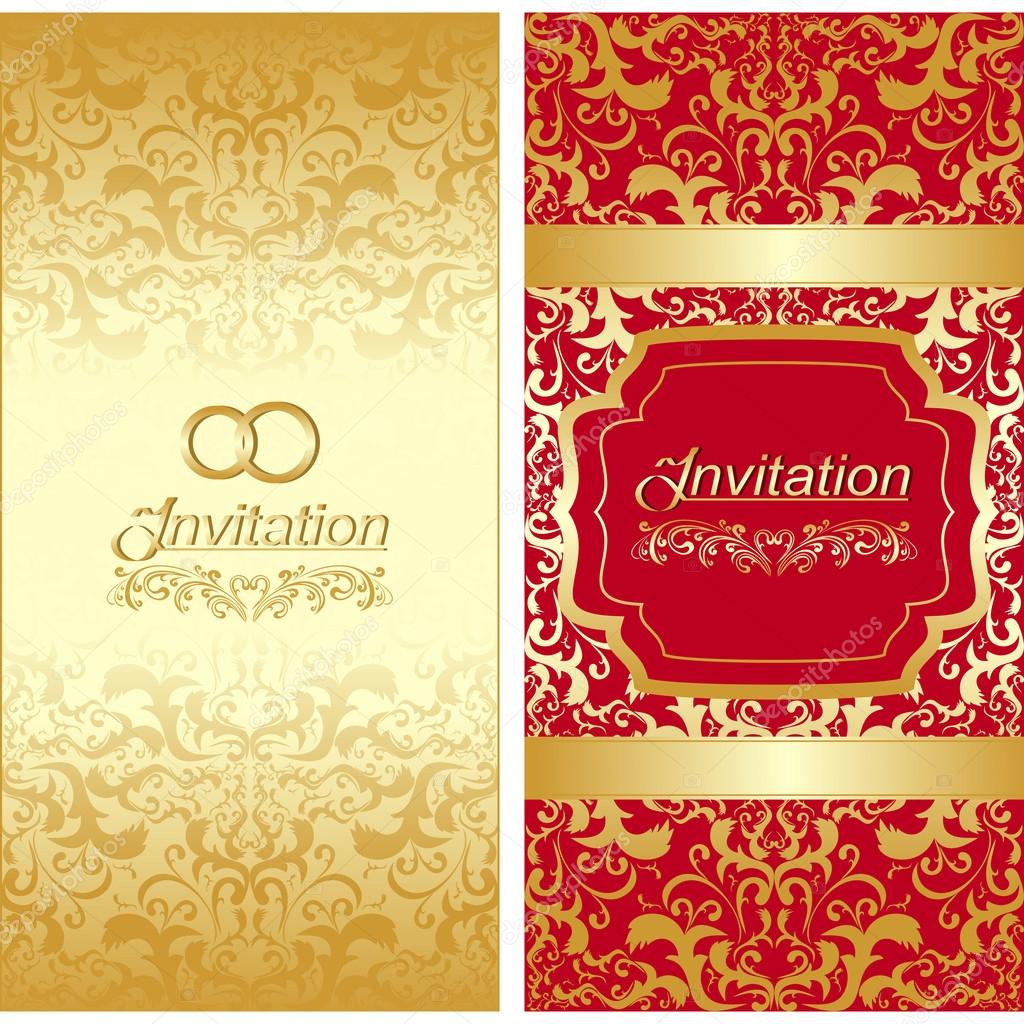 Invitation card design — Stock Vector © natali123457 #31966319
