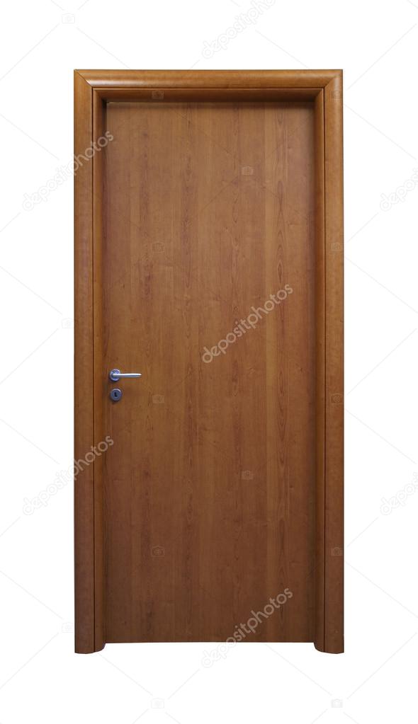 Brown simple door — Stock Photo © MetCreations #13814772