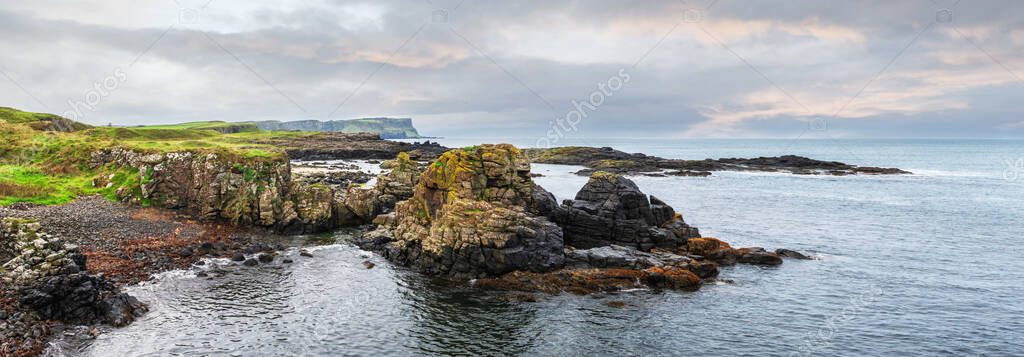 Dunseverick harbour Stock Photos, Royalty Free Dunseverick harbour ...