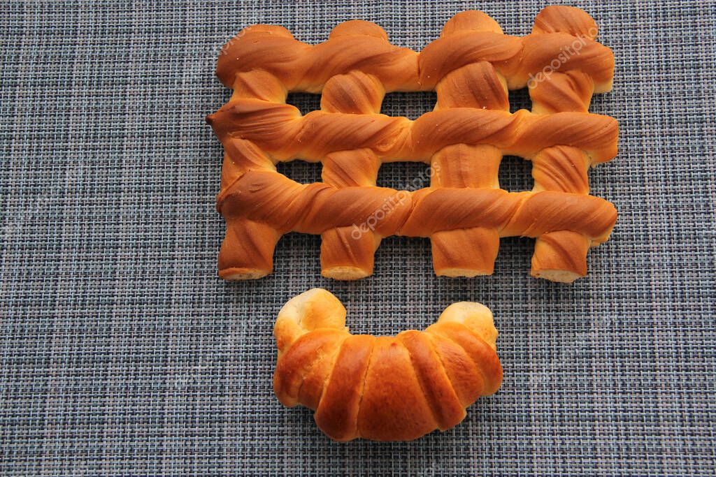 Pan dulce mexicano como galleta, croissant, ralladura y gusano ...