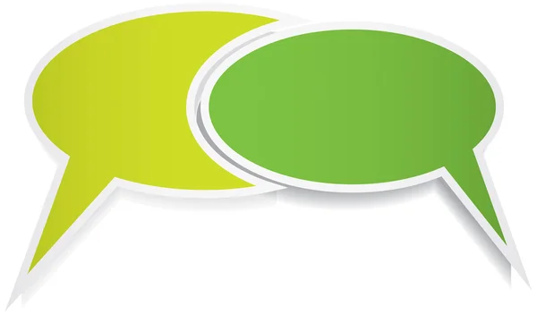 Two speach bubbles Stock Vector Image by ©orelphoto2 #37644023