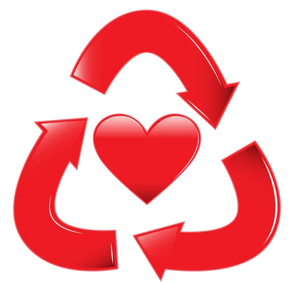 100,000 Recycle heart Vector Images | Depositphotos