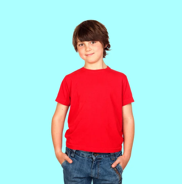 Kid red shirt Stock Photos, Royalty Free Kid red shirt Images ...