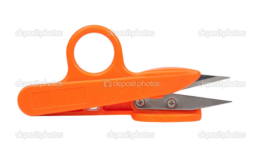 Orange thread cutter Stock Illustration by ©Gelpi #43224645