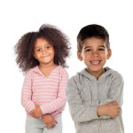 Two happy cute children Stock Photo by ©Gelpi 165259868