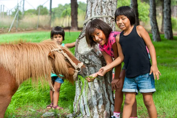 Native American Children Playing