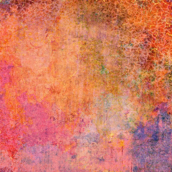 Highly detailed orange and blue grunge background or paper with vintage ...