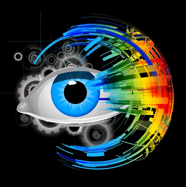 Abstract eye background Stock Vector Image by ©valik4053022 #43385085