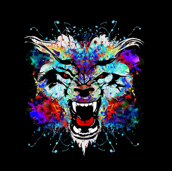 Wolf art Stock Vectors, Royalty Free Wolf art Illustrations ...