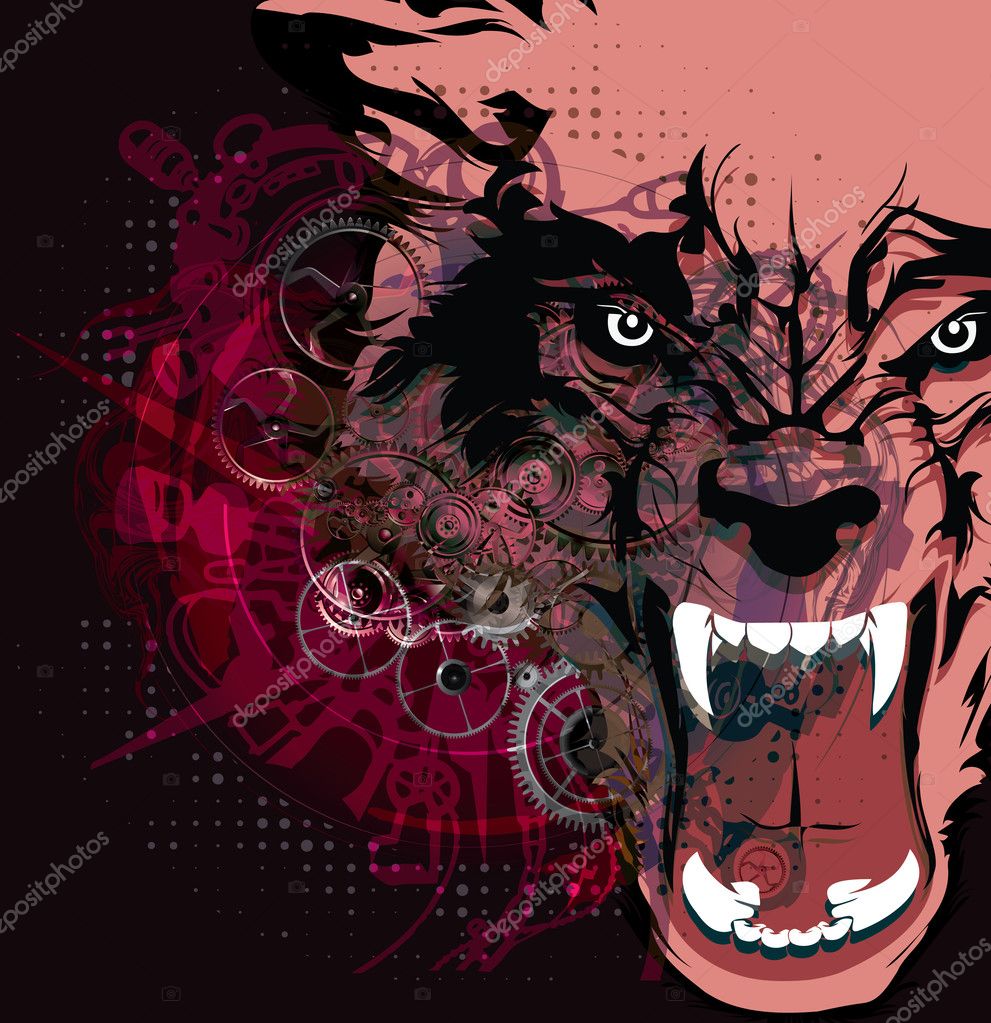 Wild wolf Stock Vector Image by ©valik4053022 #38167829