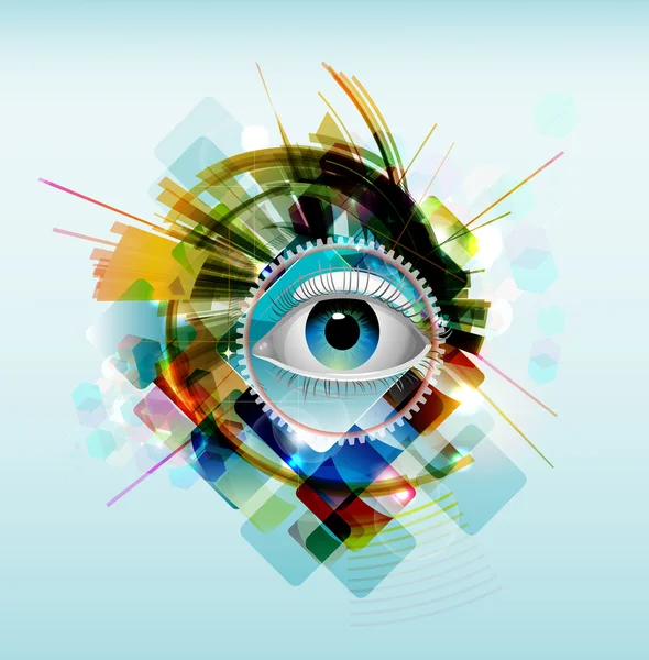 Abstract eye background Stock Vector Image by ©valik4053022 #43385085