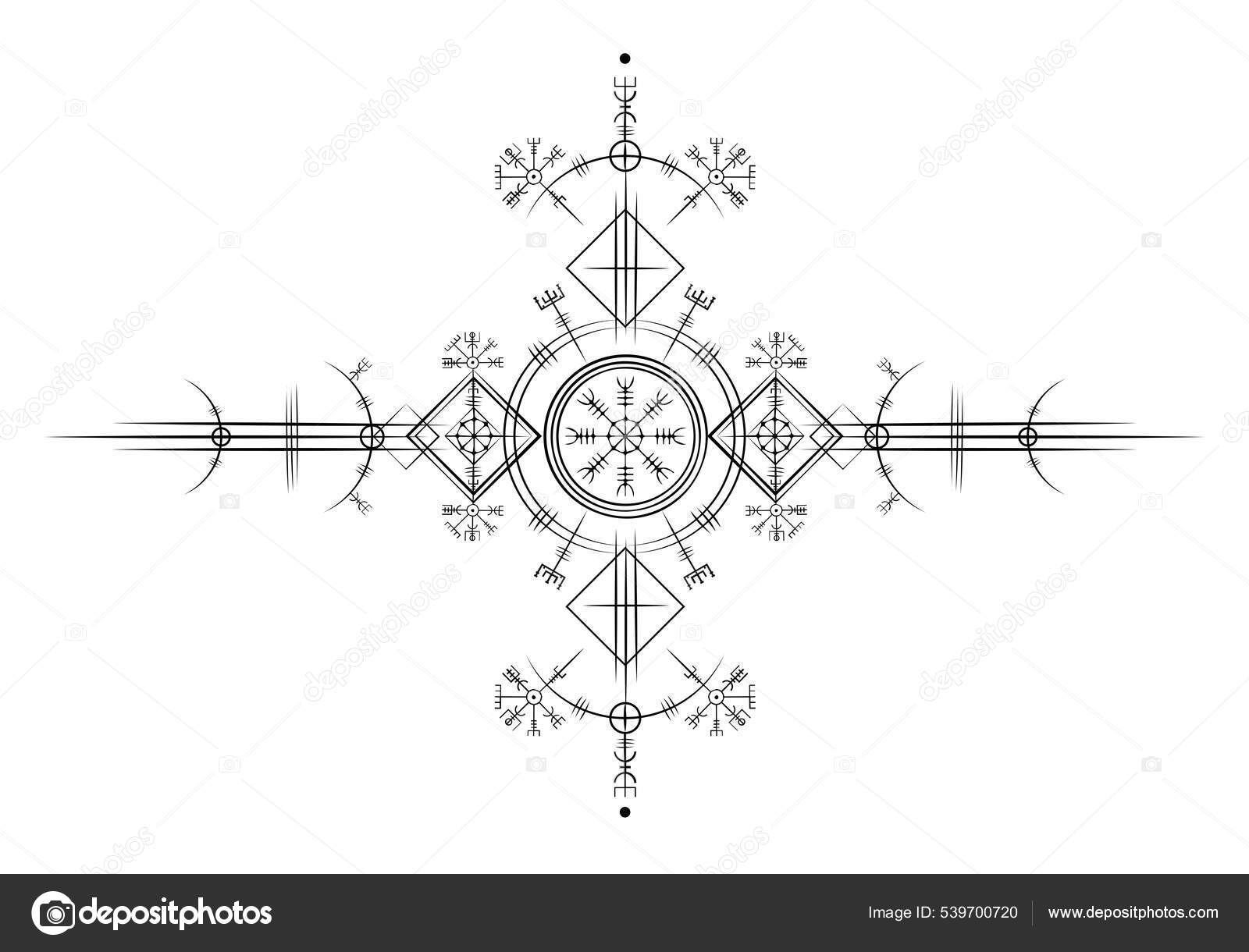 Ancient Compass Art