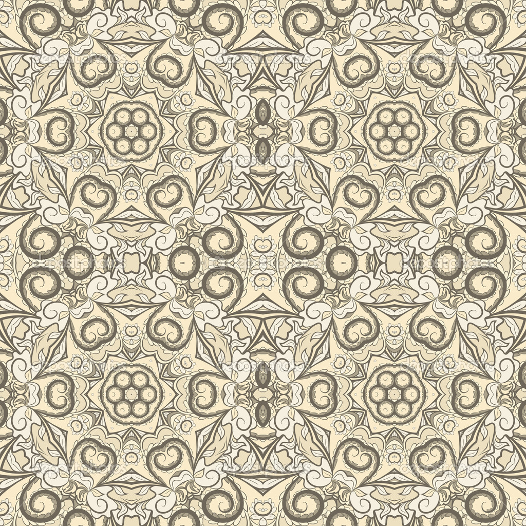 Beige Seamless Pattern