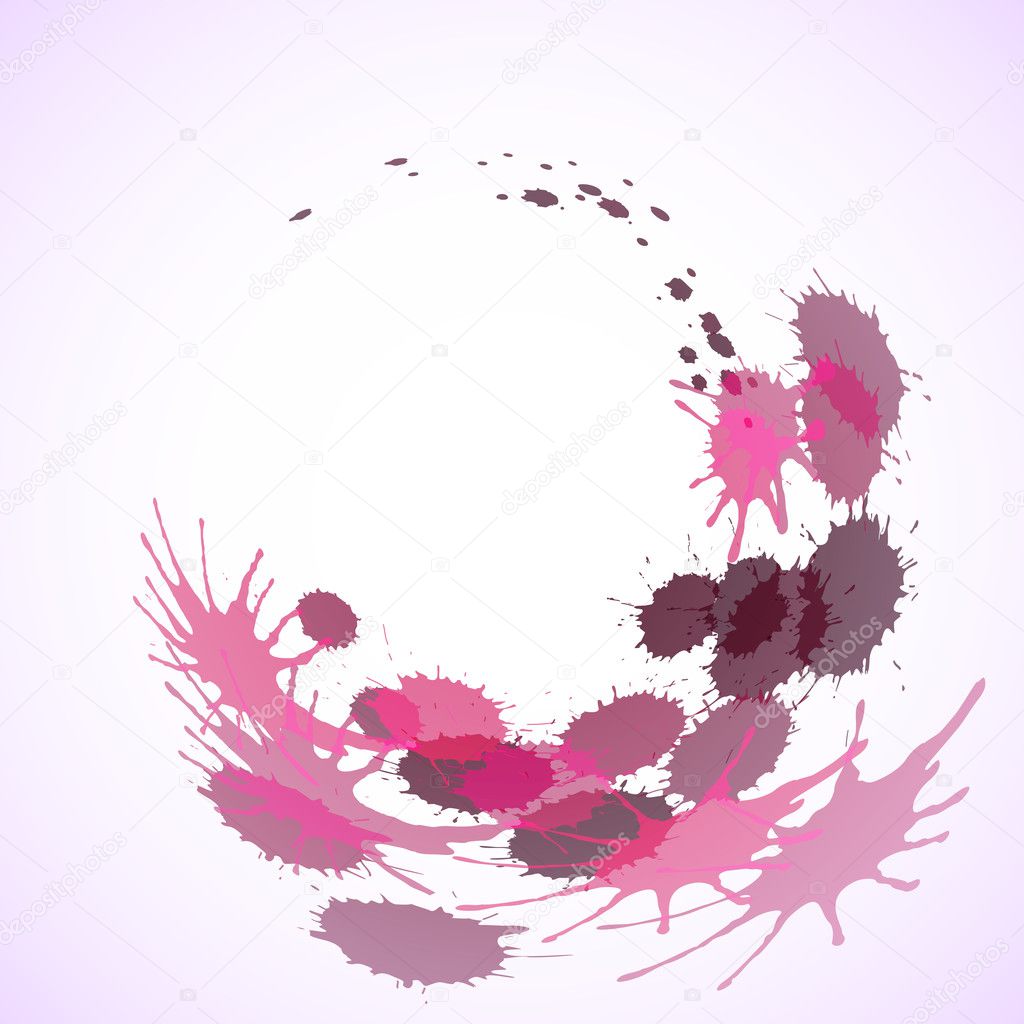 Pink blots background Stock Vector Image by ©shoshina #21423599