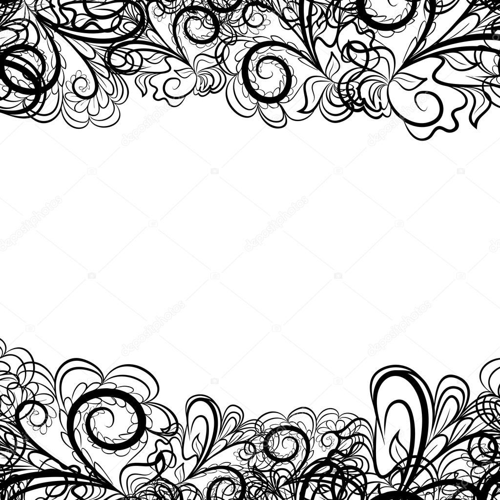 Black Lace Wallpaper Border