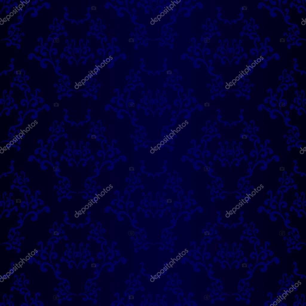 Blue Seamless Wallpaper Pattern Stock Vector Image by ©shoshina #24009031