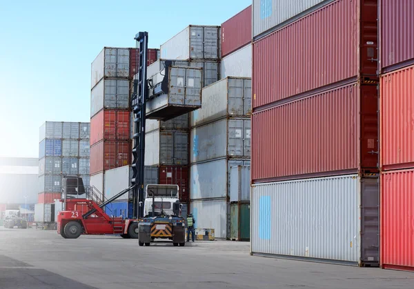 Container handling station Stock Photos, Royalty Free Container ...