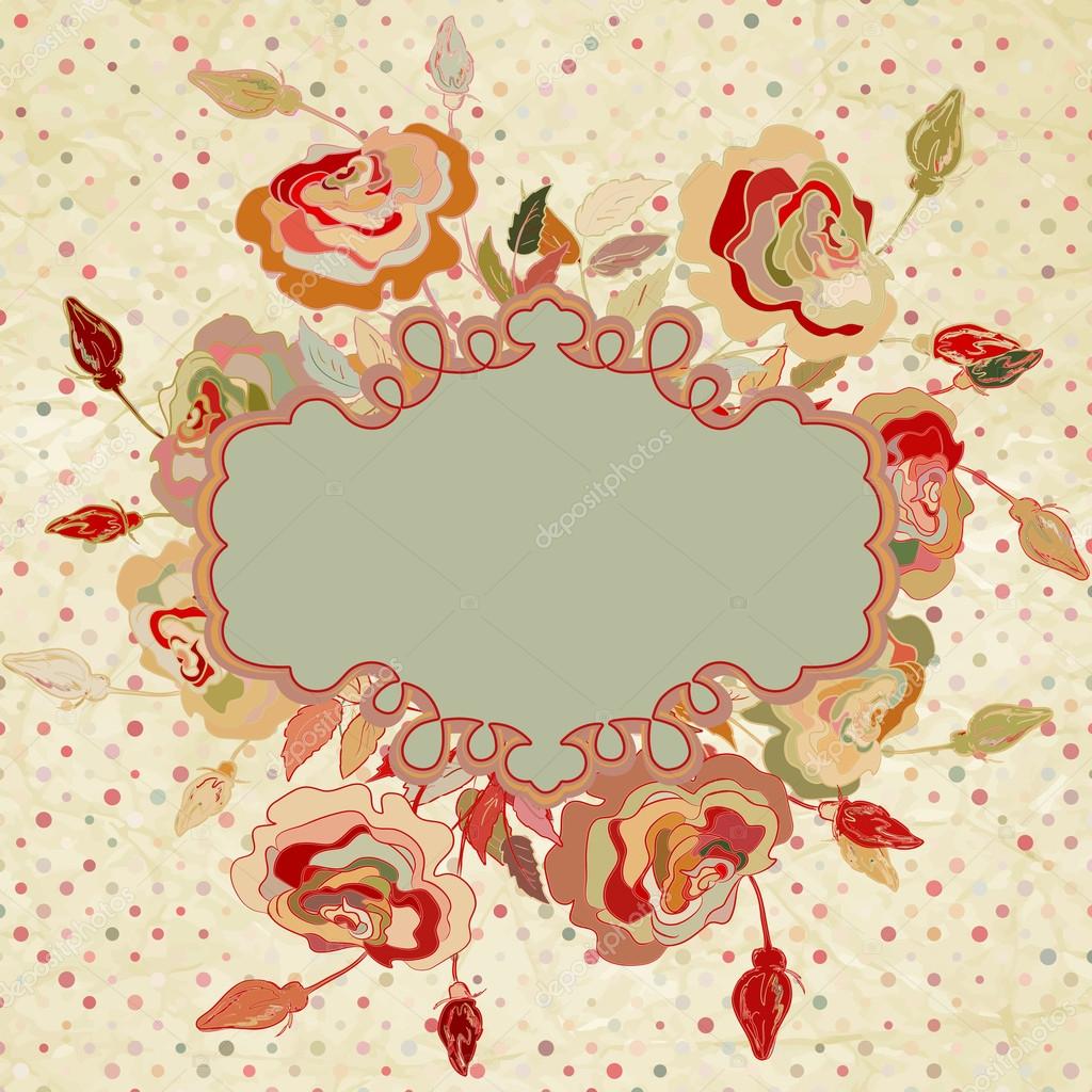 Red background with scrapbook elements. EPS 8 — Stock Vector ...