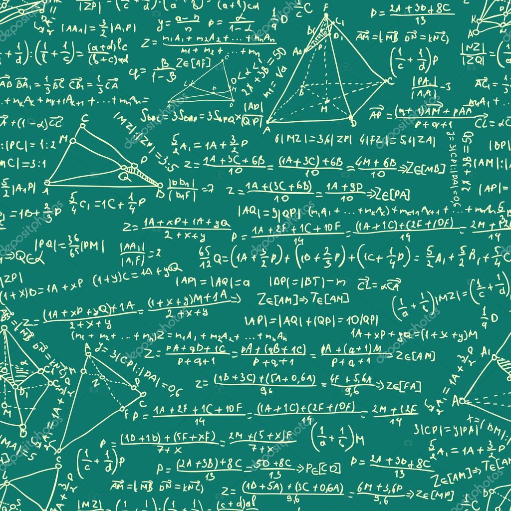 Maths seamless pattern — Stock Vector © beresdmit2501 #22318011