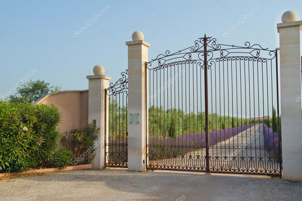 Beautiful iron gate Stock Photo by ©frank11 17980503