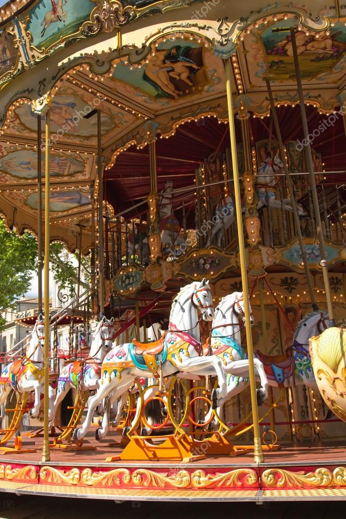 The original French carousel — Stock Photo © frank11 #18178683