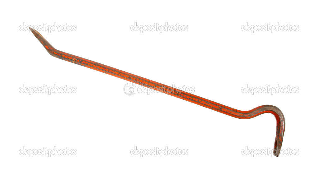 Old red crowbar Stock Photo by ©michaklootwijk 14799959