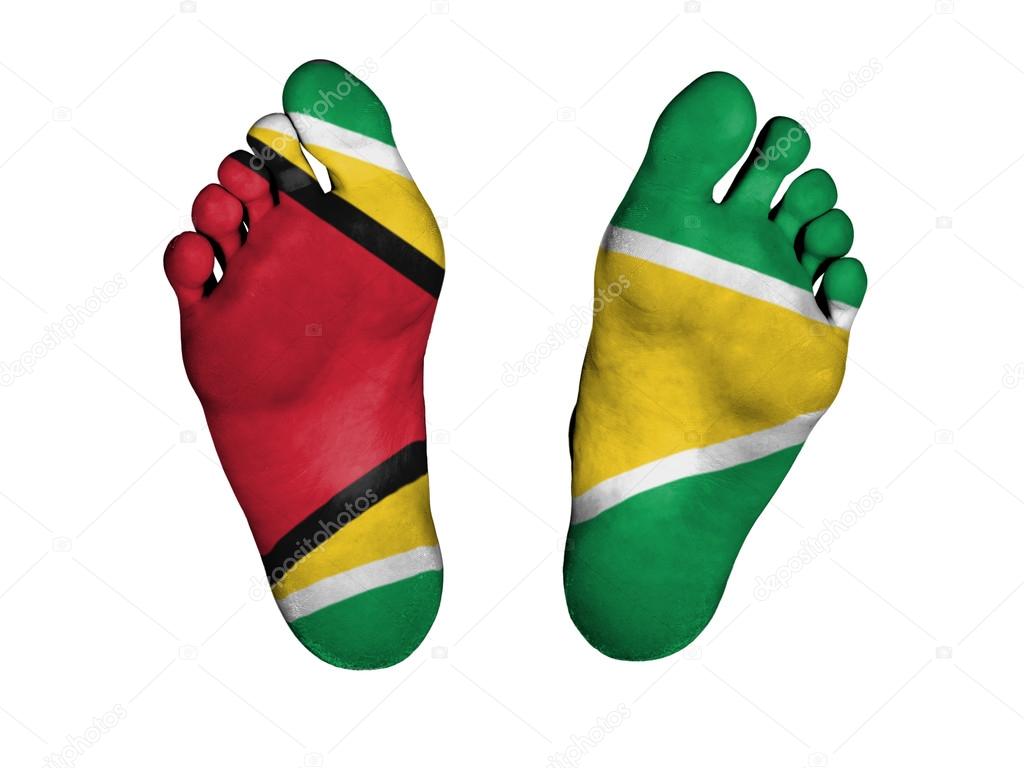 Feet with flag Stock Photo by ©michaklootwijk 36065791