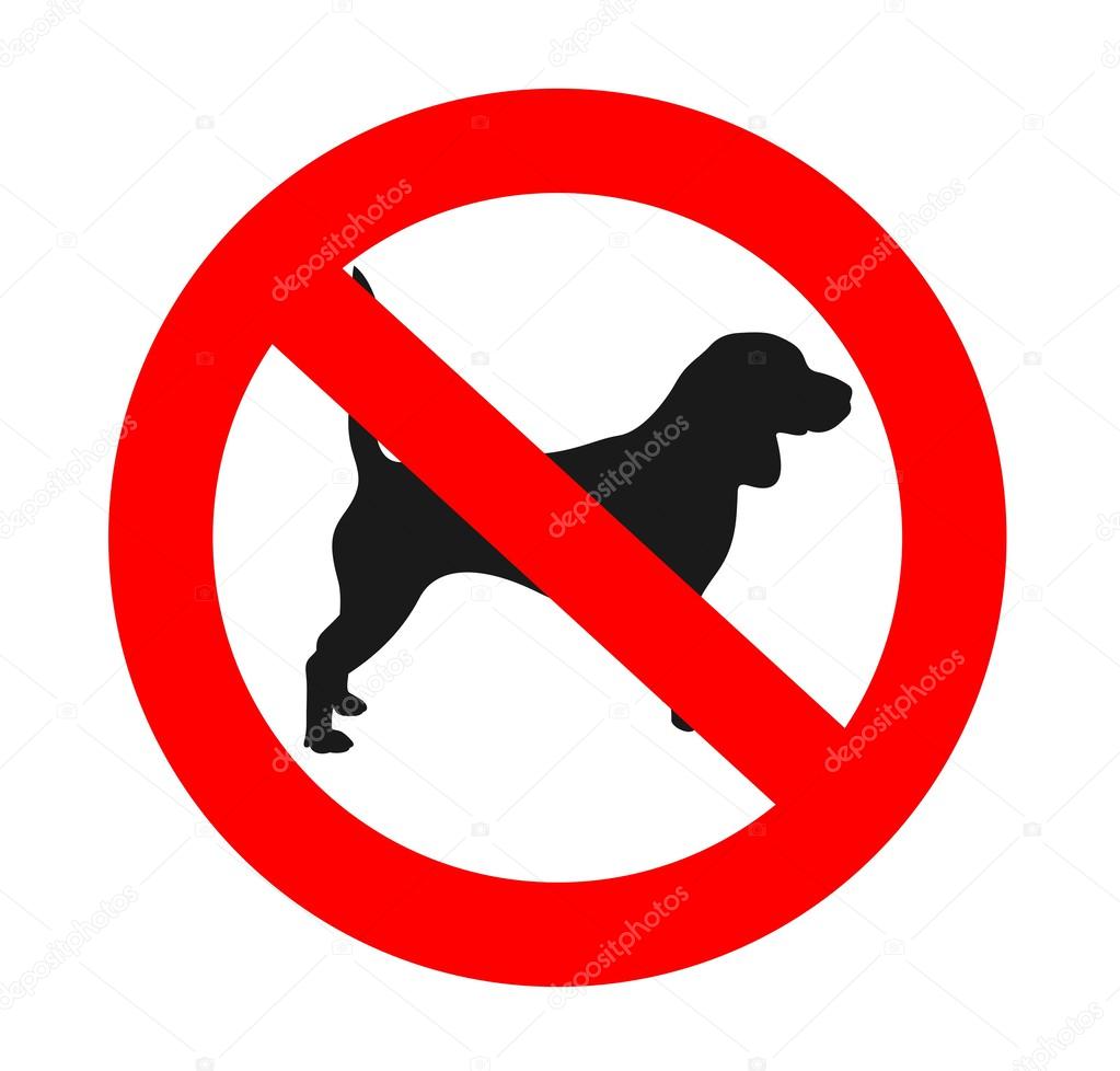 No se permiten perros signo Stock Vector by ©Yyordanov 40549291