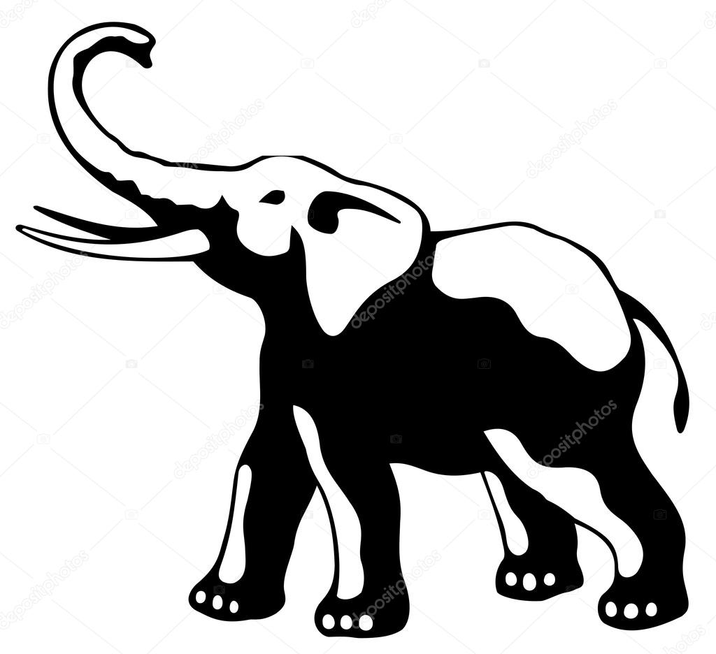 Elephant — Stock Vector © Yyordanov #44015889