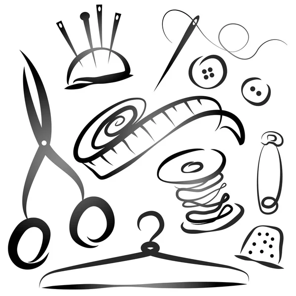 Sewing Kit — Stock Vector © john1279 #22992376