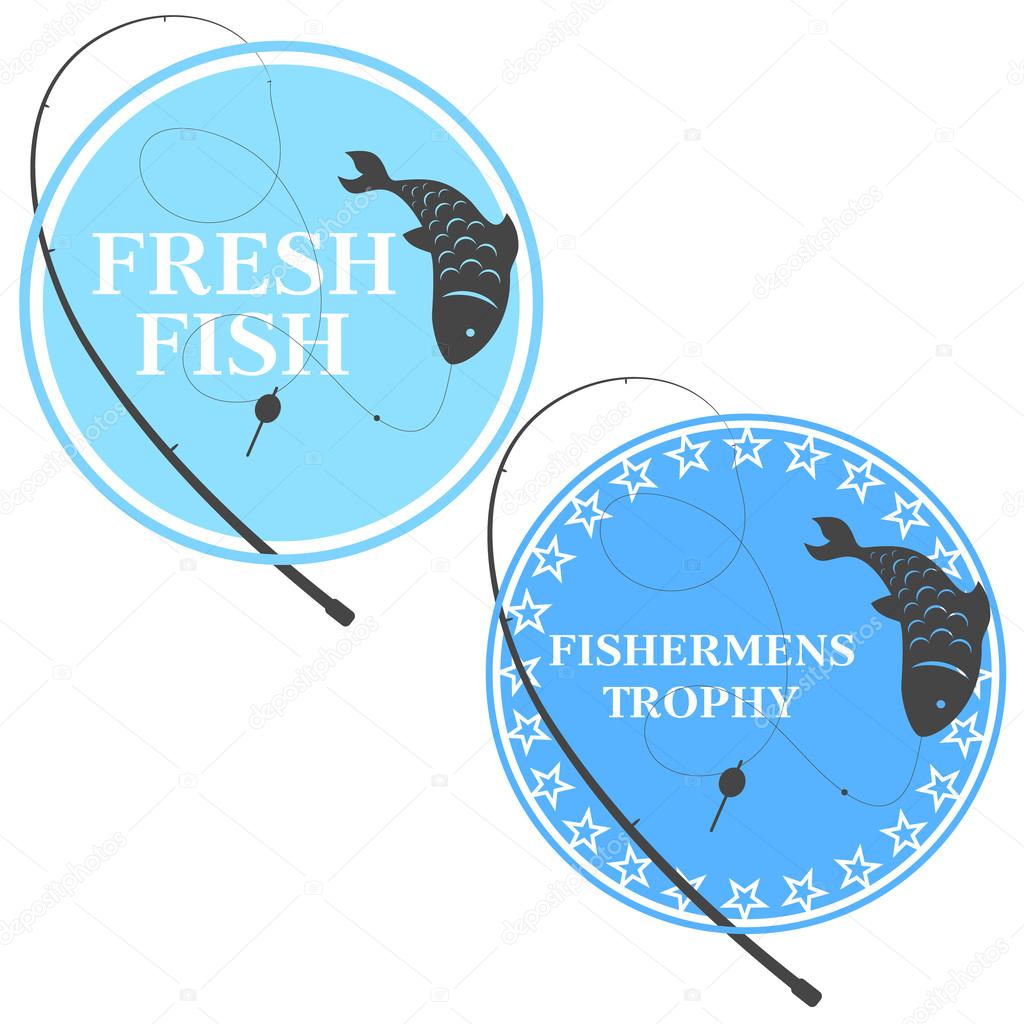 Emblem for fishing Stock Vector Image by ©john1279 #28927989