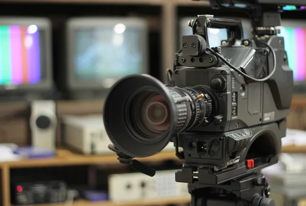 Camera in tv studio — Stock Photo © branex #16233321