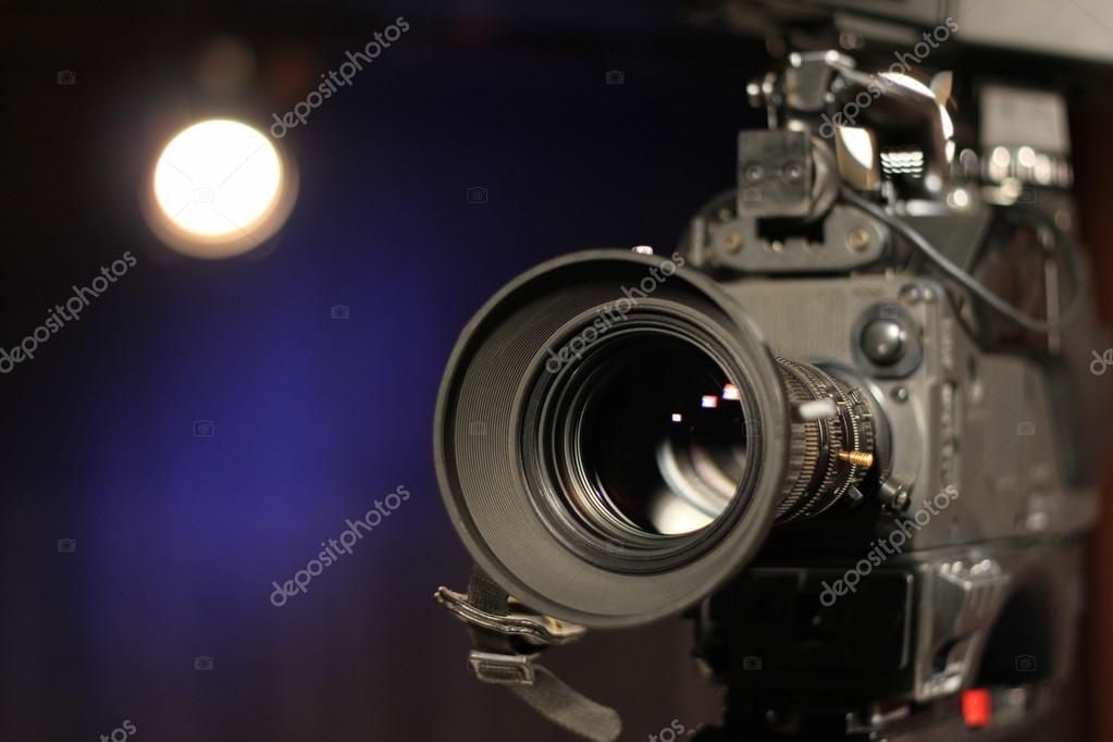 Camera in tv studio — Stock Photo © branex #16233321