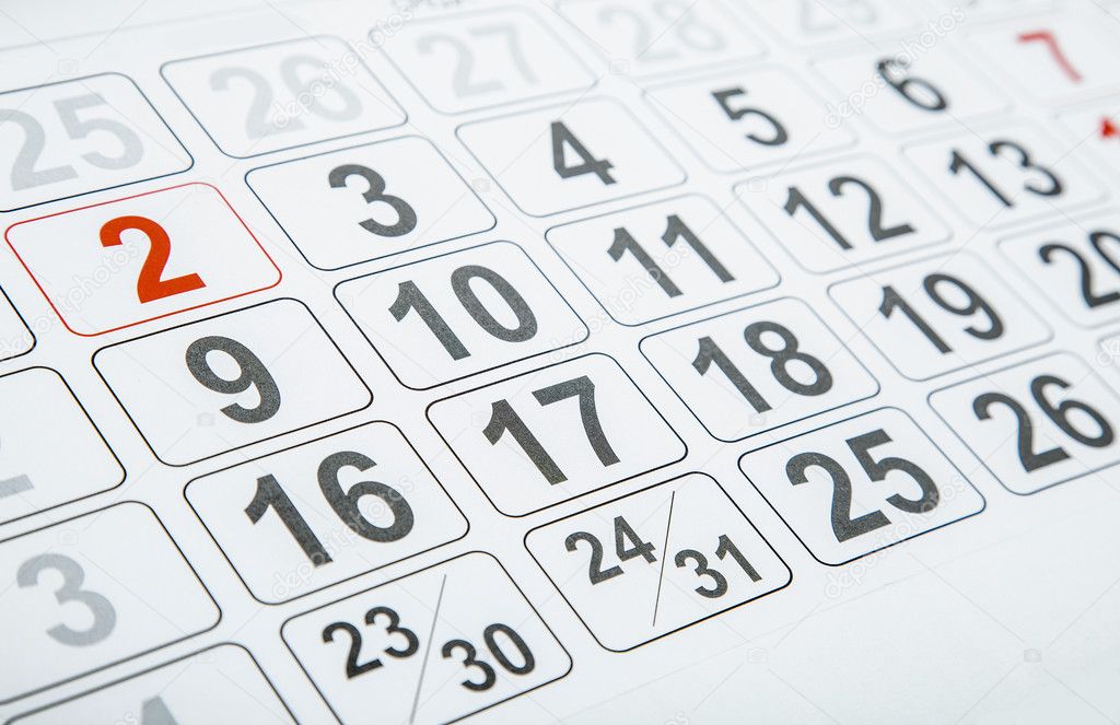 Calendar — Stock Photo © zestmarina #28717957