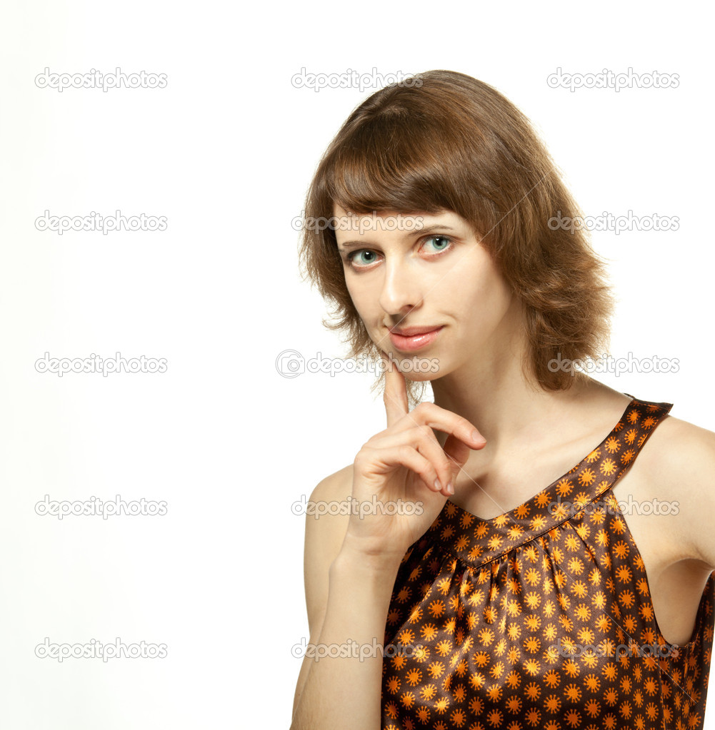 The girl looking intent Stock Photo by ©zestmarina 28718021