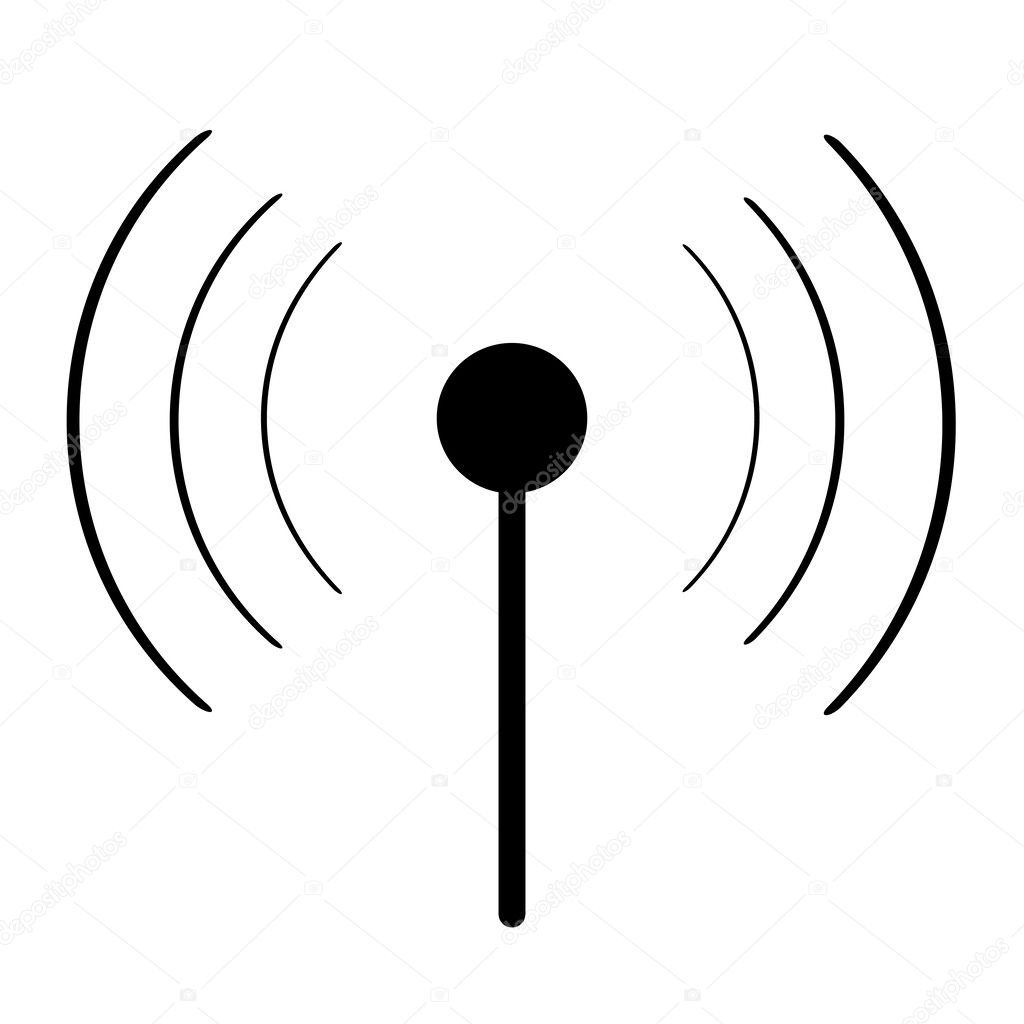 Black sign wi-fi Stock Vector by ©gabylya89 28240011