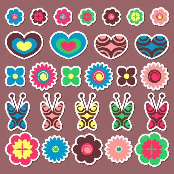 Cute childish stickers Stock Vector Image by ©littlepaw #12052667