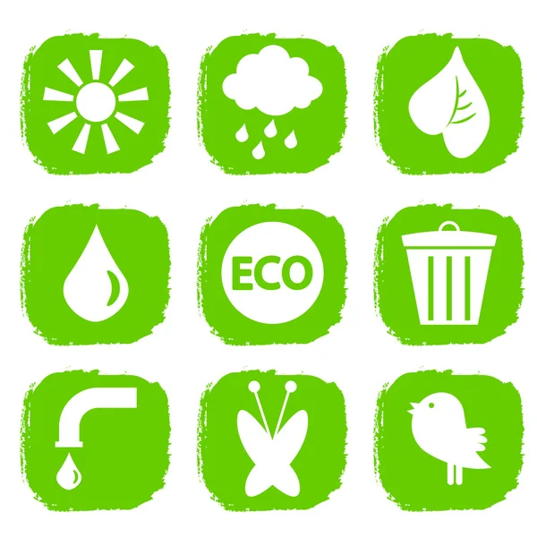 Iconos ecologicos Imágenes Vectoriales, Gráfico Vectorial de Iconos ...