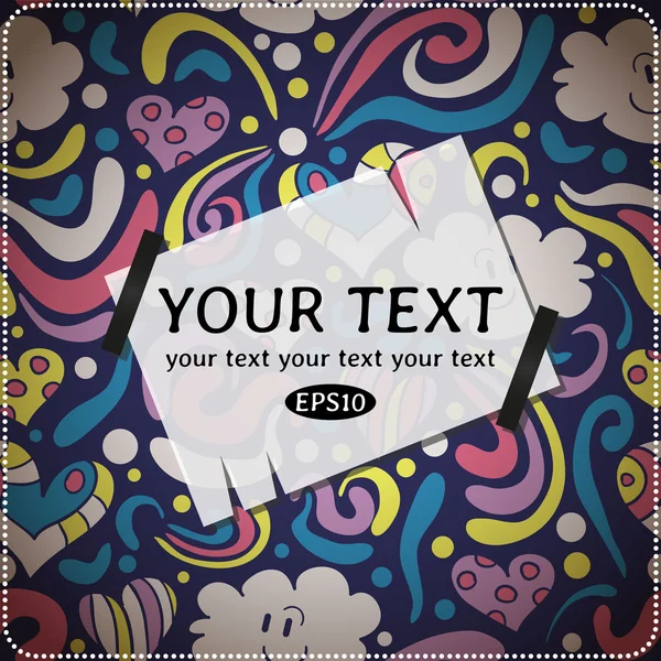 Card with cute flower pattern Stock Vector Image by ©littlepaw #33273591